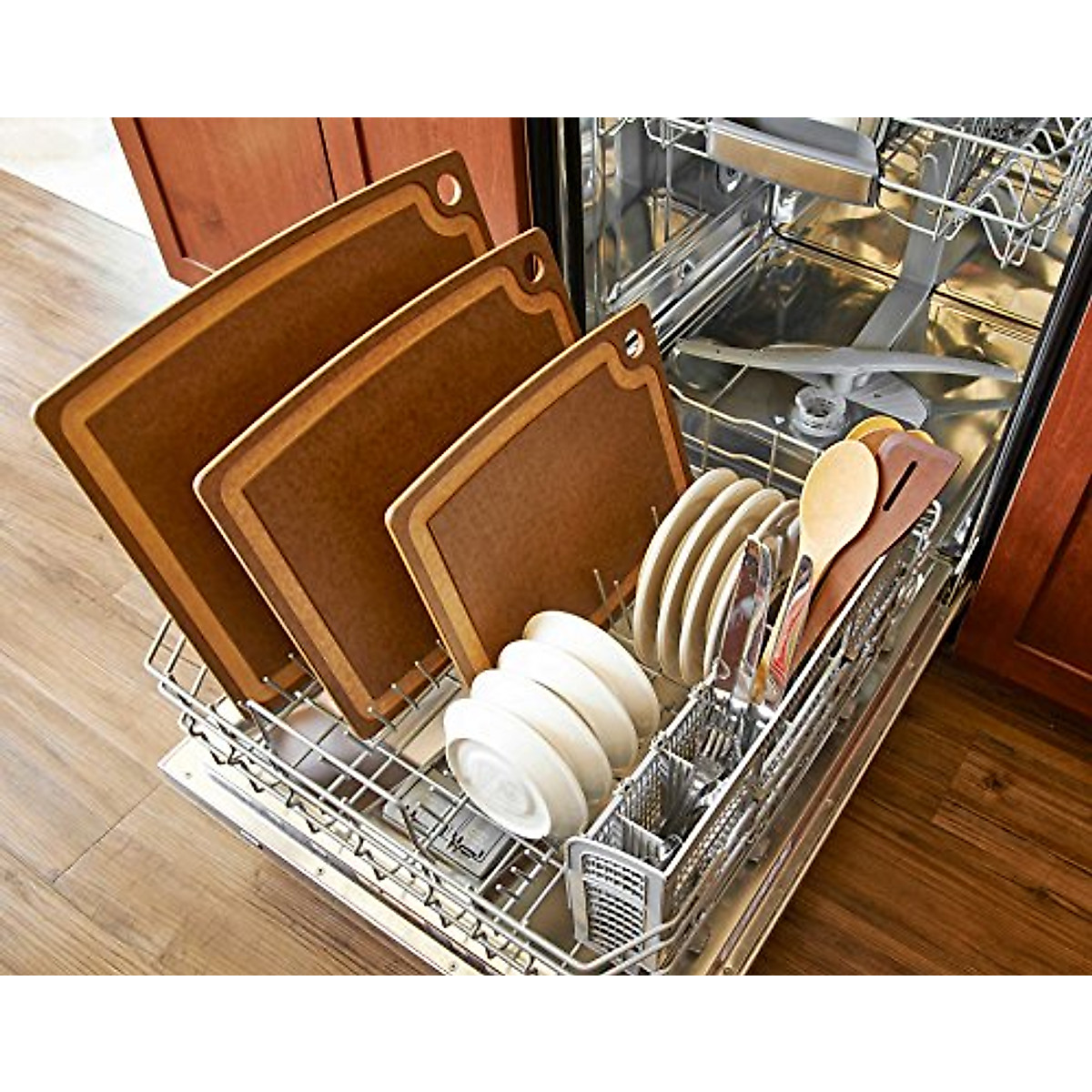 Epicurean Gourmet Series Cutting Board, 17.5-Inch by 13-Inch, Nutmeg/Natural