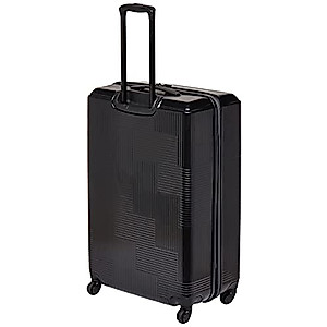 American Tourister Stratum XLT Expandable Hardside Luggage with Spinner Wheels, Jet Black, Carry-On 21-Inch