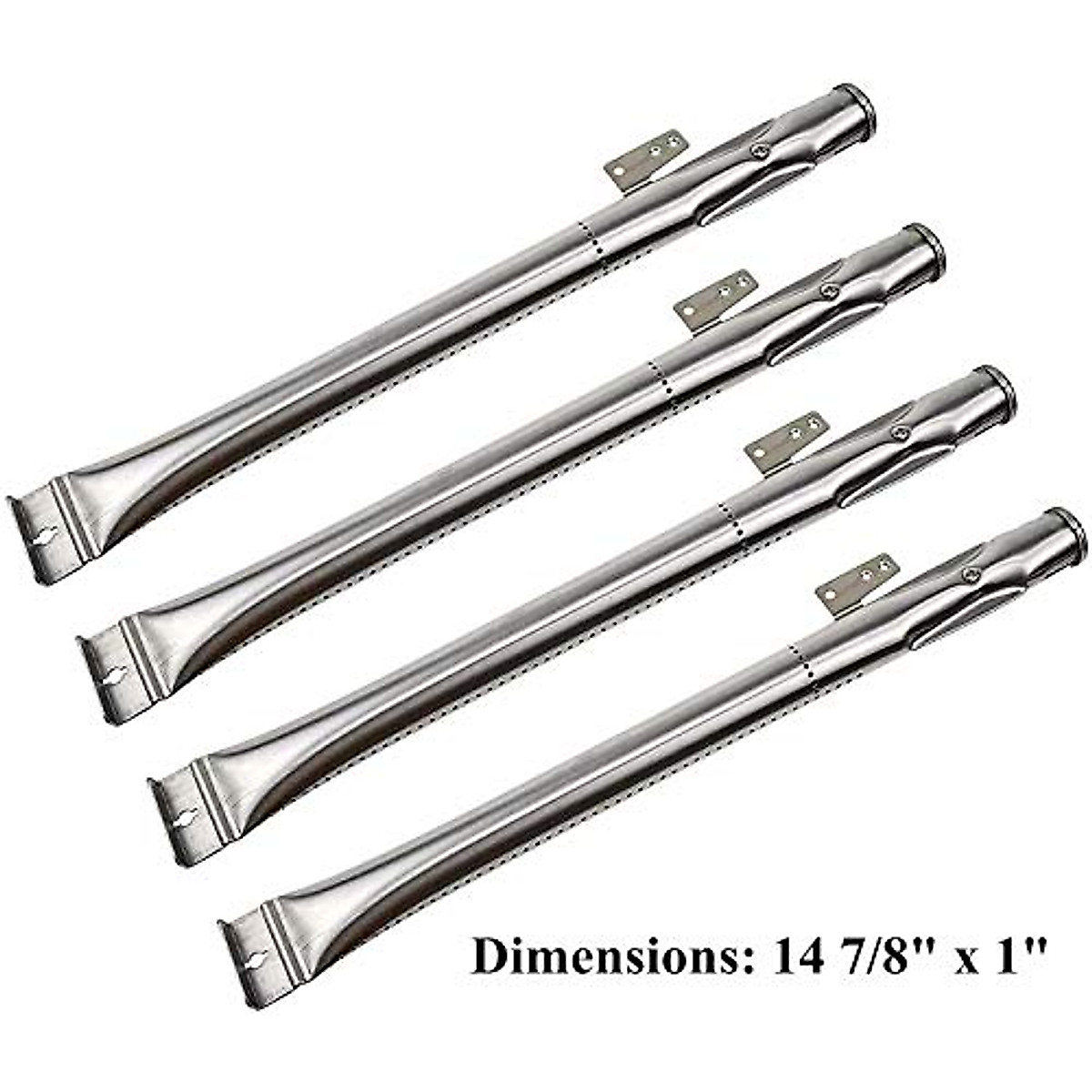 Hongso Grill Kit for Home Depot Nexgrill 4 Burner 720-0830H, 720-0830D, BHG 720-0783W, 720-0783H, Members Mark 720-0830G, 720-0830F Gas Grill Models, Grill Burners Heat Plates Grill Parts Replacement