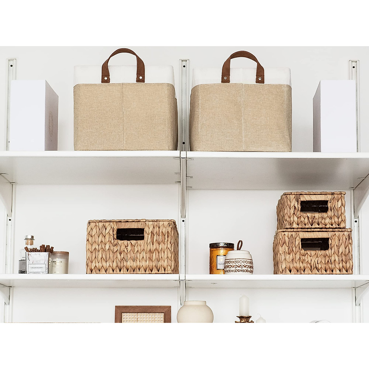 StorageWorks Storage Bins for Closet and Large Foldable Storage Baskets