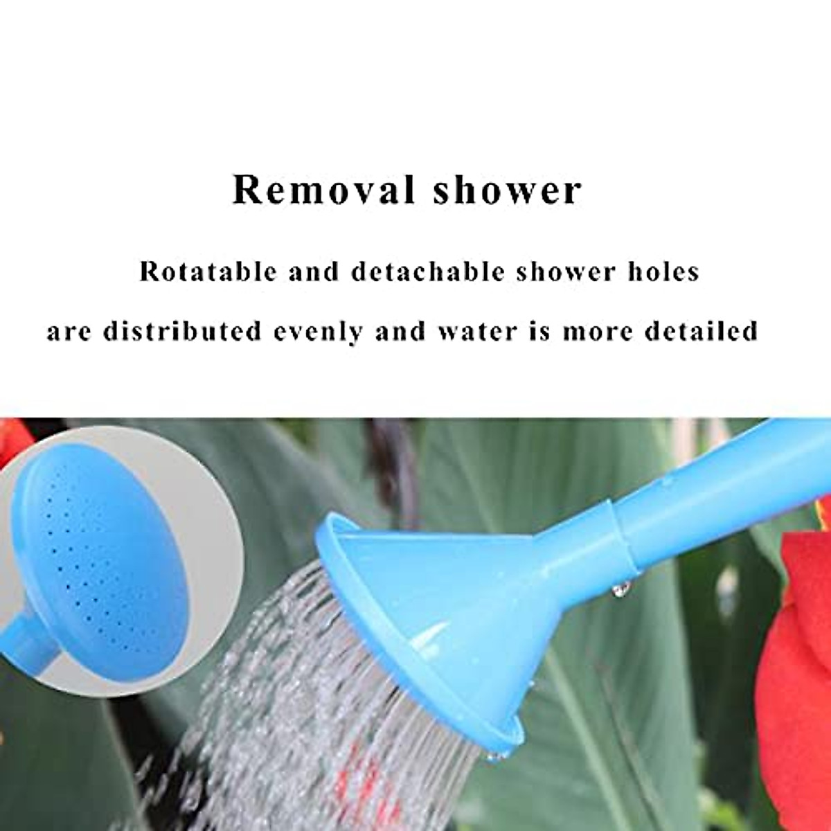 Garden Watering Can Indoor Watering Can with Sprinkle Head, Plastic Watering Cans for Indoor Plants with Long Spout for Garden ,Flower Succulent and Bonsai, 0.79 Gal Watering Can for Outdoor Plants