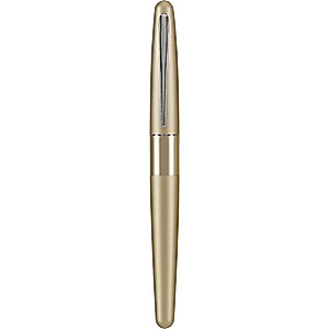 PILOT Metropolitan Collection Fountain Pen, Gold Barrel, Classic Design, Fine Nib, Black Ink (91112)