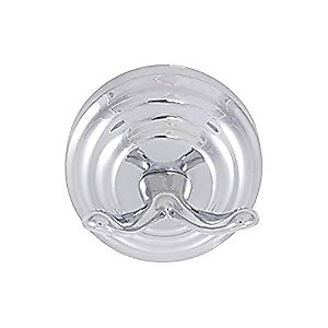 Delaney Hardware 550606 Double Robe Hook 600, Polished Chrome