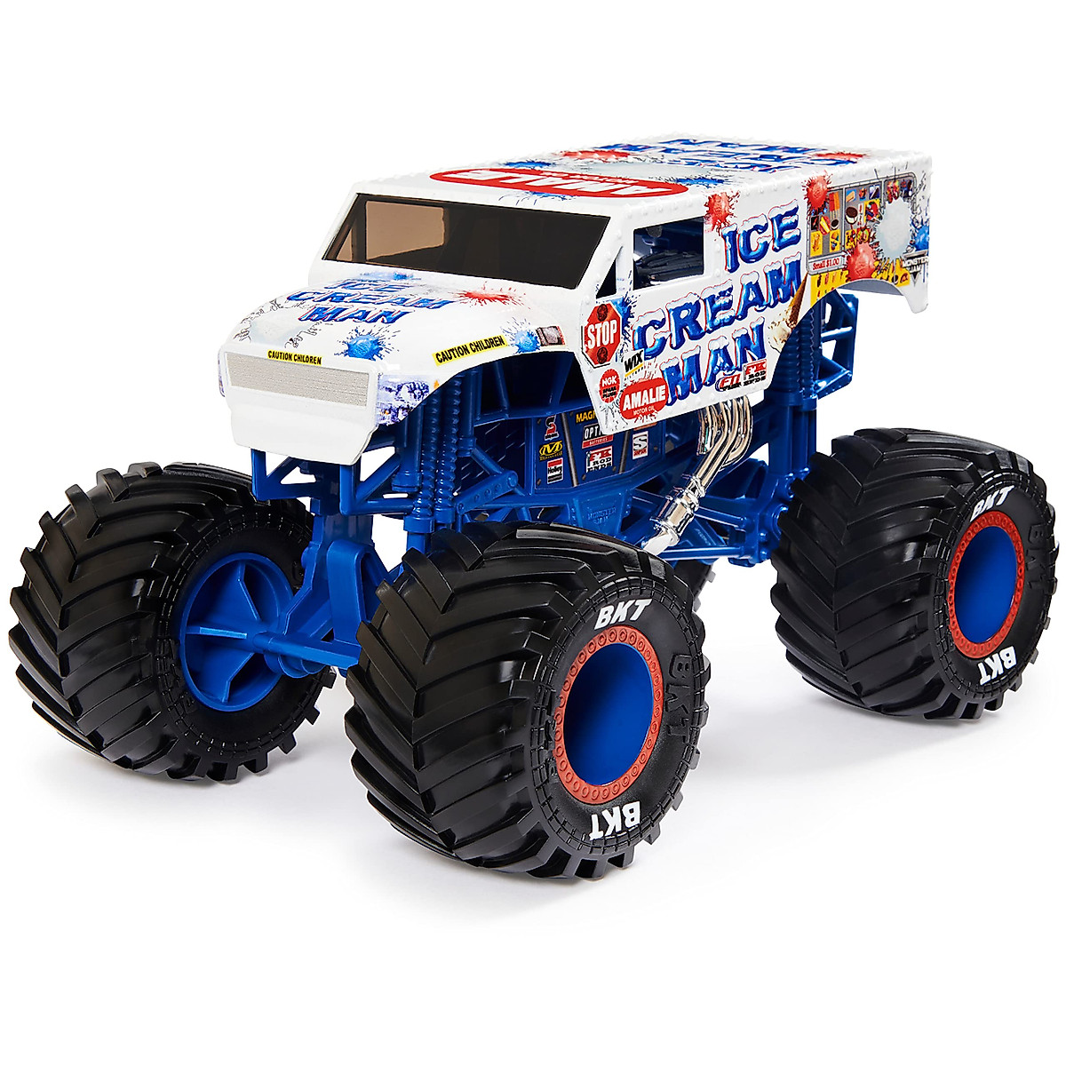 Monster Jam, Official Ice Cream Man Monster Truck, Die-Cast Vehicle, 1:24 Scale