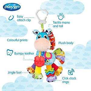 Playgro Baby Toy Activity Friend Clip Clop 0186980 for baby infant toddler children is Encouraging Imagination with STEM/STEAM for a bright future - Great Start for A World of Learning