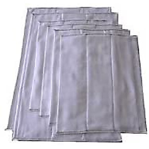 OsoCozy - Chinese Prefolds Cloth Diapers 1 Dozen - Perfect for Burp Cloths or Diapers. Soft and Absorbent for Baby Made of 100% Cotton- Fits 15-30 Lbs. - Size: Regular 4x6x4, 14x21 inches.