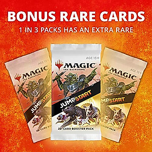 Jumpstart 2020 Booster Box | Magic: The Gathering | 24 Booster Packs | 20 Cards Per Pack Including Basic Land Cards