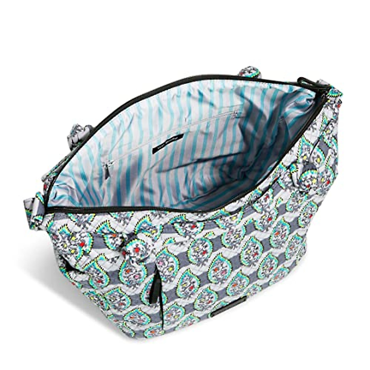 Vera Bradley Hadley On the Go Satchel in Paisley Stripes