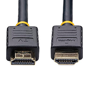 StarTech.com 5m (15 ft) Active High Speed HDMI Cable - Ultra HD 4k x 2k HDMI Cable - HDMI to HDMI M/M - 1080p - Audio Video Gold-Plated (HDMM5MA)