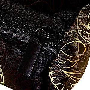 Symbol Yin Yang Pattern Pencil Bag Pen Case Stationary Case Pencil Pouch Desk Organizer Makeup Cosmetic Bag for School Office