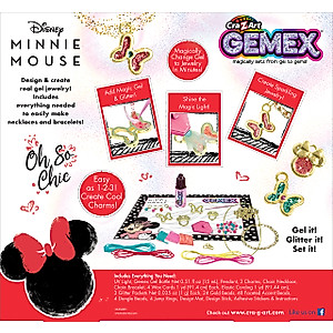 Cra-Z-Art Disney Minnie Mouse Gemex Sparkling Crystal Jewelry Kit Amazon Exclusive