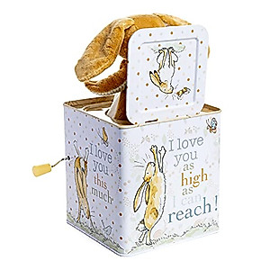 KIDS PREFERRED Guess How Much I Love You - Nutbrown Hare Jack-in-The-Box - Musical Toy for Babies