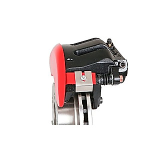 MGP Caliper Covers - Brake Caliper Covers 2011-2019 Ford Explorer (HD Brakes) Front and Rear Set - Explorer Logo - Red