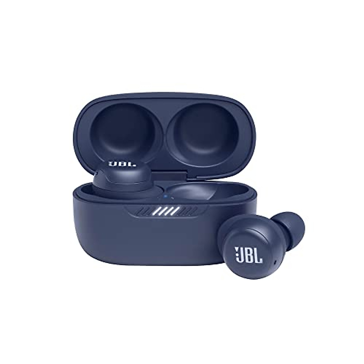 JBL Live Free NC+ - True Wireless in-Ear Noise Cancelling Bluetooth Headphones with Active Noise Cancelling, Microphone, Up to 21H Battery, Wireless Charging (Blue)