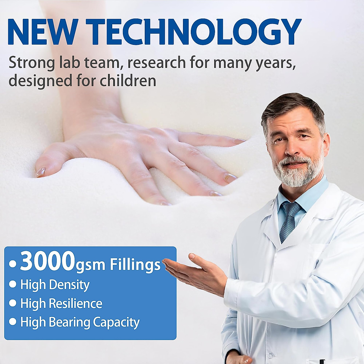 Kids Couch, 12PCS Modular Toddler Couch with 4 Arches and 2 Triangular Cushions, Fold Out Kids Couch for Playroom, Bedroom, Modular Kids Couch for Boys and Girls, Kids Play Couch for Kids (Blue)