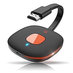 Wireless HDMI Display Adapter, 4K WiFi HDMI Wireless Dongle Streaming YouTube & Neflix Multimedia Movies, Suitable for iPhone/iPad/Android/iOS/Window/Mac OS/PC/Tablet to TV/Monitor/Projector
