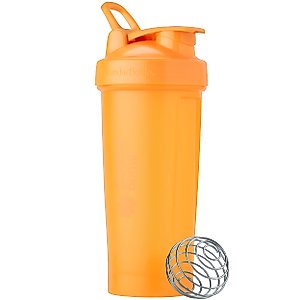 BlenderBottle Classic V2 Shaker Bottle Perfect for Protein Shakes and Pre Workout, 28-Ounce, Mango