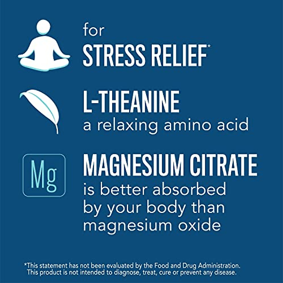 Natural Vitality Calm Mind, Magnesium Citrate + L-Theanine Powder, Supports a Healthy Response to Stress, Gluten Free & Vegetarian, Honey Chamomile, 12 Oz