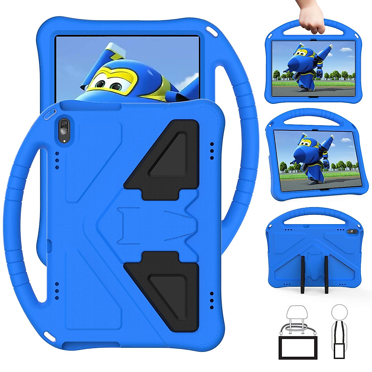 for Lenovo Tab M10 HD TB-X505F TB-X505L Tablet Case for Kids - Durable Lightweight EVA Shockproof Protective Handle Stand Cover for Lenovo Tab M10 10.1"