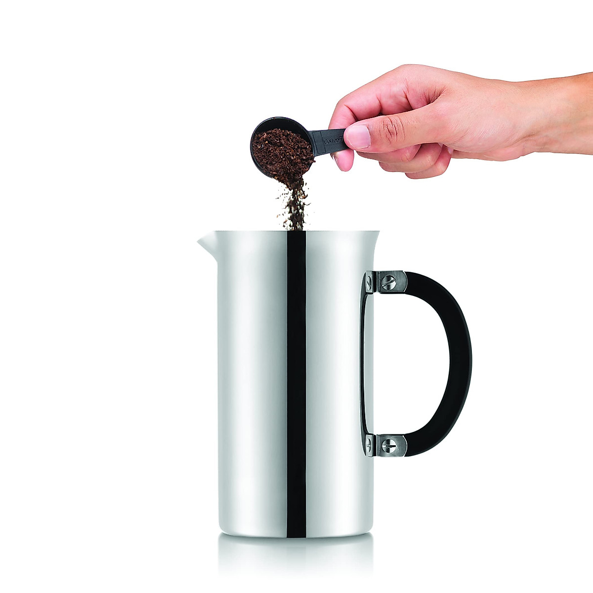 Bodum Tribute Stainless Steel French Press Coffee Maker, 34 Ounce, Chrome