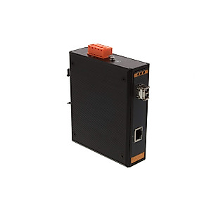 Networx Industrial Gigabit Ethernet Fiber Media Converter - 1000Base-LX - LC Multimode, 550m, 850nm, 1 Port