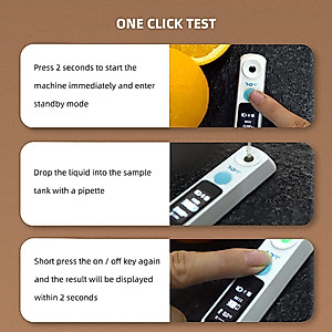 RCYAGO Bluetooth Brix Refractometer with ATC, Digital Coffee Densitometer Coffee Concentration Refractometer, Range 0-32% Brix Meter TDS 0-26%