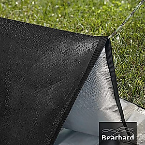 Bearhard 3.0 Heavy Duty Emergency Blanket, Emergency Tarp, Insulated Blanket, Thermal Waterproof Survival Space Blanket for Hiking, Camping