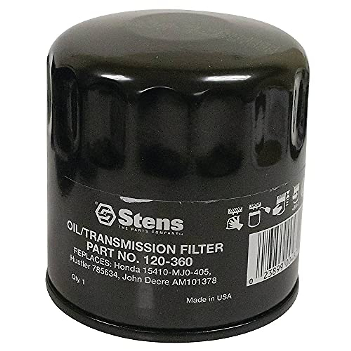 Stens 120-360 Oil Filter Compatible With/Replacement For Jacobsen CH11-CH25, CV11-CV22, M18-M20, MV16-MV20, K582 and SV730 with Kohler engines 557759, 888921 Lawn Mowers