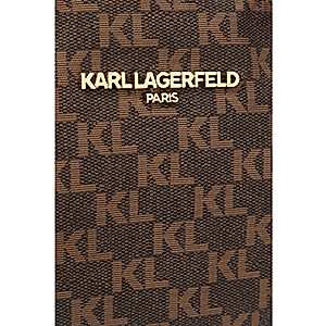Karl Lagerfeld Paris Amour Essential Crossbody, Brown/Khaki