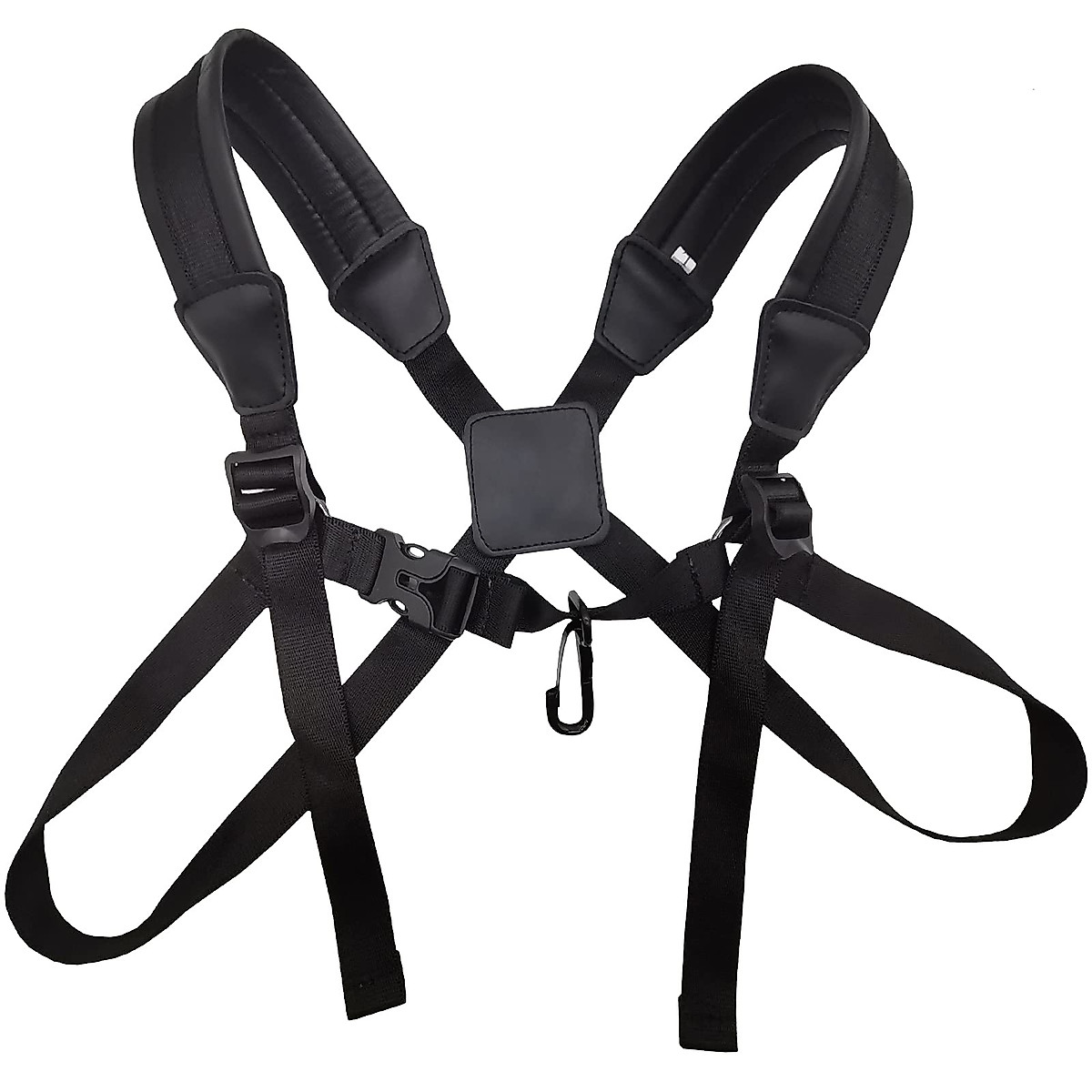 Xinlinke Saxophone Harness Sax Strap No Stress on Neck Soft Shoulder Padded for Alto Tenor Baritone Clarinet,Large Size