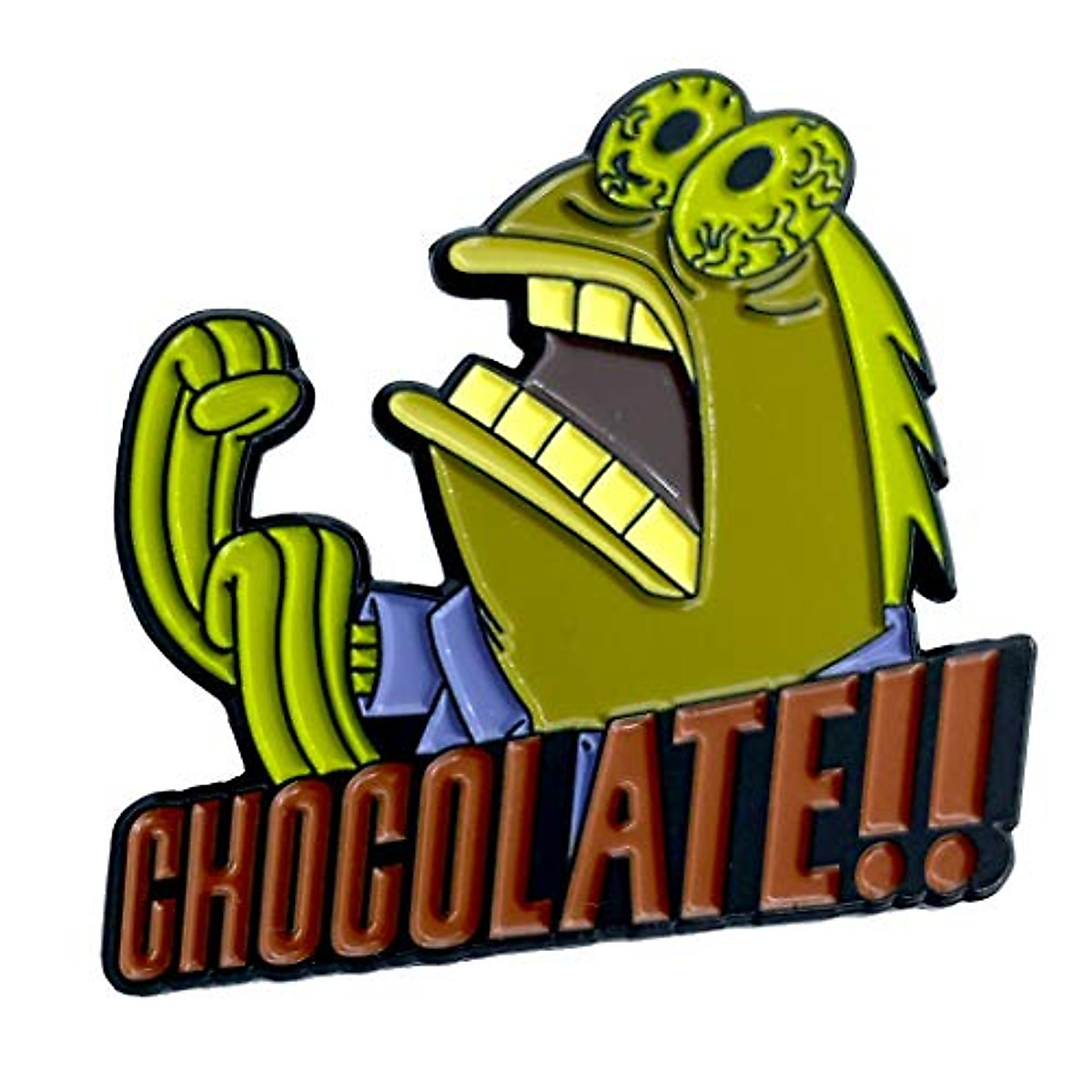 Spongebob Squarepants - CHOCOLATE!! - 1.50" Official Collectible Pin