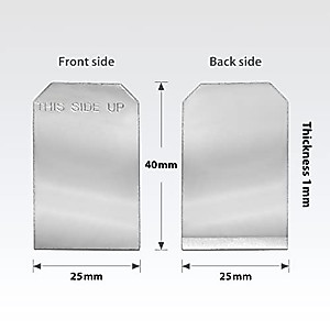 FIRSTINFO Replacement Mini Hand Plane Blades Trimming Plane for Woodworking/Trimming/Wood Planing 5 Pcs