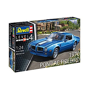 Revell 07672 1970 Pontiac Firebird 1:24 Scale Unbuilt/Unpainted Plastic Model Kit