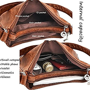 YOUNXSL Convertible Backpack Purse for Women PU Leahter Handbag Fashion Hobo Multiple Pockets Tote Satchel Shoulder Bag Grey