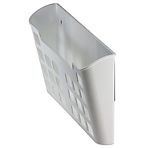 Officemate MagnetPlus Magnetic Letter Size File Pocket, Plastic, White (92543)