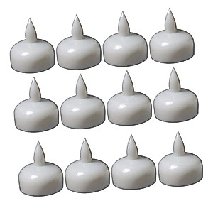 Healeved 24 Pcs LED Floating Candle LED Decor Wedding Decor LED Tea Lights LED Candle Lights Floating Tealights Flameless Floating Candle LED Lights Stylish Floating Candles Lights Plastic