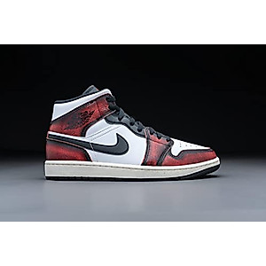 Nike AIR Jordan 1 MID SE Black/Infrared 23/White-SAIL DV9565 006 Men's Size 9