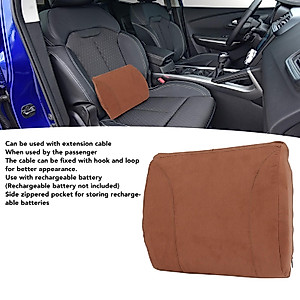 Lumbar Cushion USB Pillow Port for Memory Foam USB Port Lumbar Pillow Lumbar Support Khaki for Heated Gardening Room Pillow Bedroom Pillow Lumbar Support Pillow Tree Trays Mats