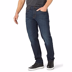 Lee Men's Extreme Motion Athletic Fit Tapered Leg Jean Blue Strike 34W x 30L