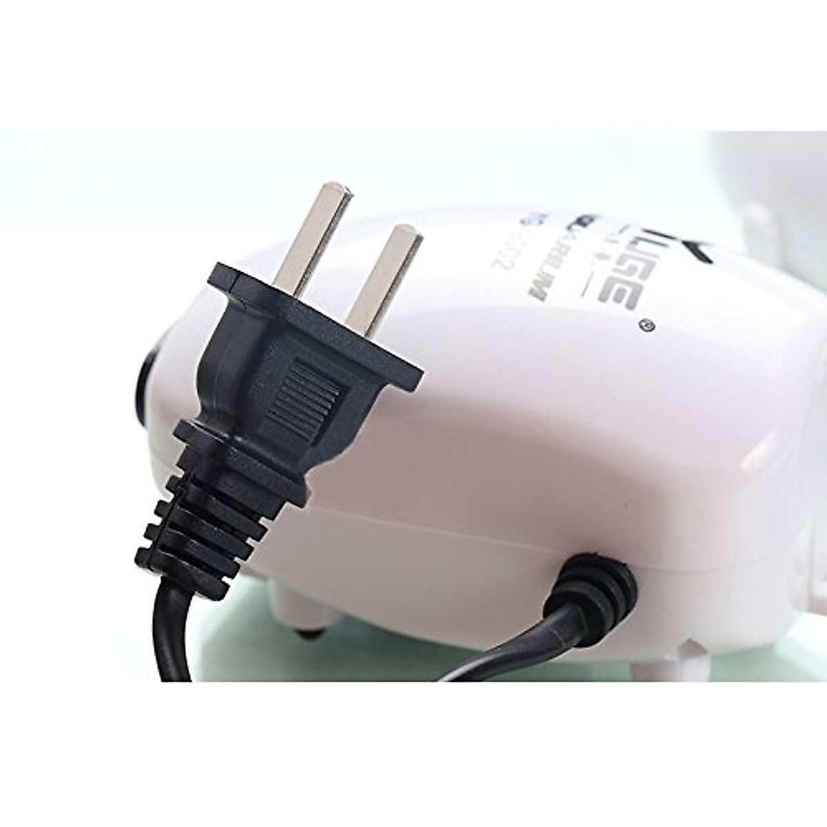 Aquarium Fish Tank Air Pump Filter Ultra Silent Fishing Tank Double Hole Oxygen Air Bubbles Pump with 1 Air Stone/1.2M Silicone Tube