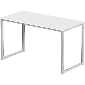SHW Mission 40-Inch Home Office Computer Desk, White