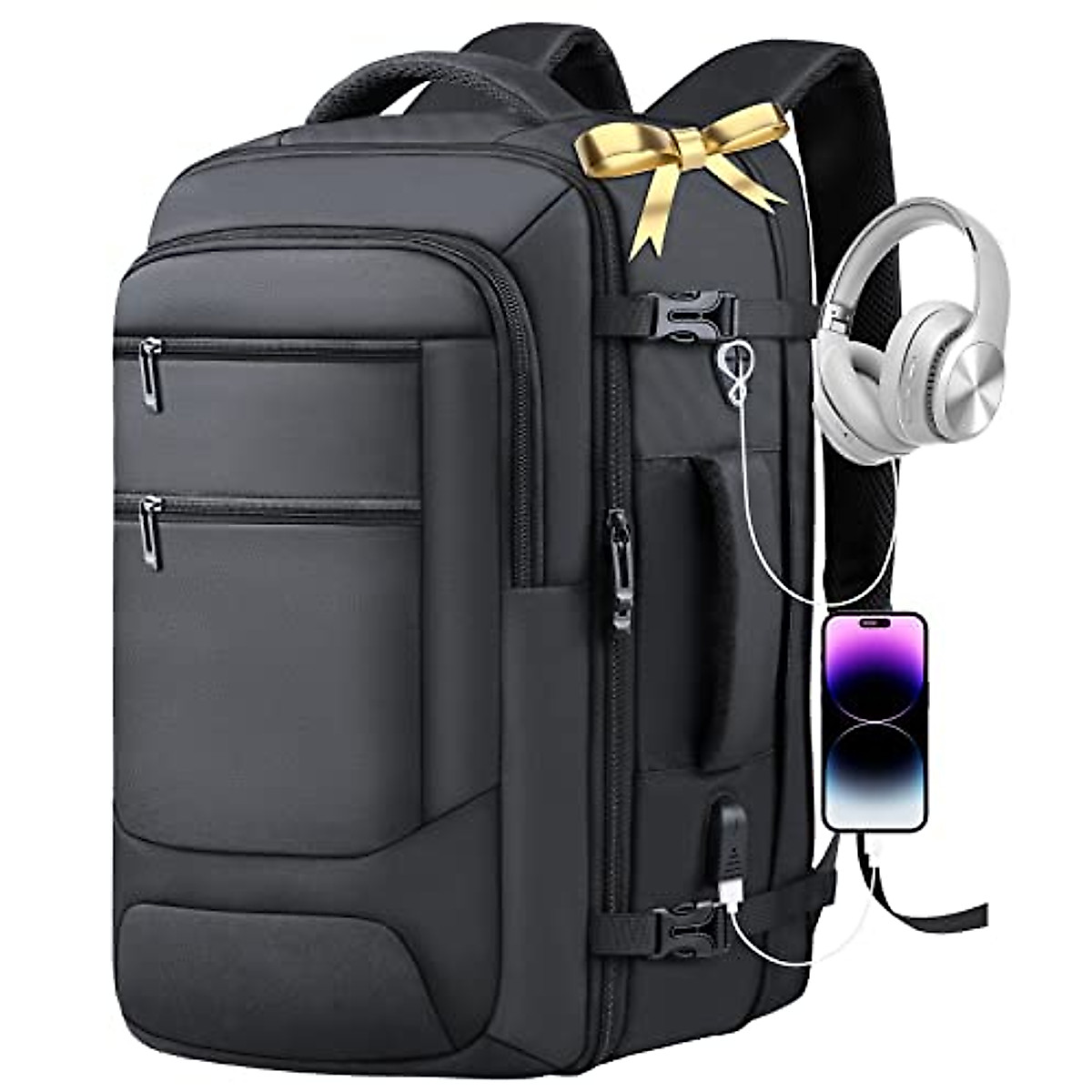 LCKPENG Extra Large Backpack, Big Computer Laptop Backpack, Carry On Backpack, Extra Large Travel Backpack for Men Women