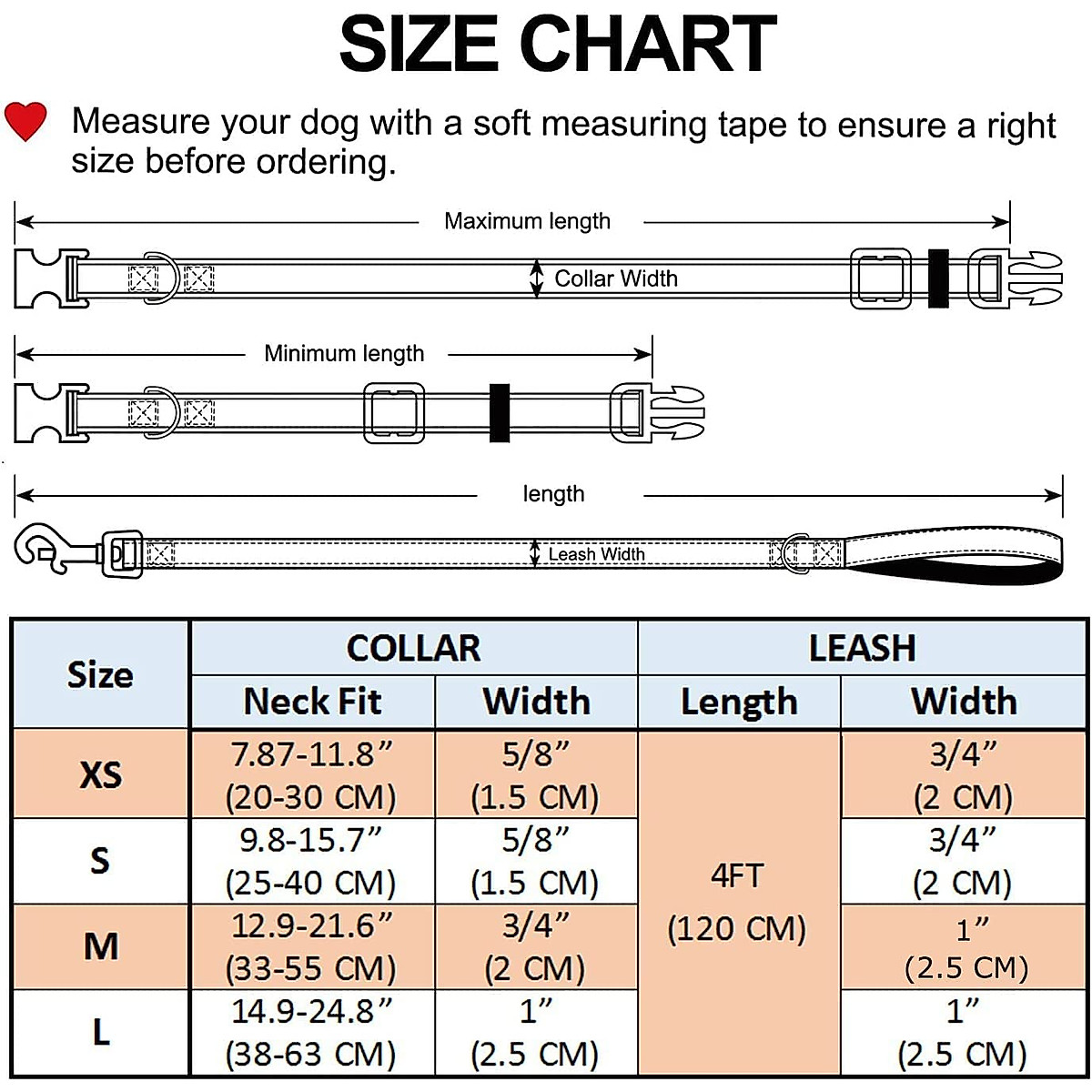Mihqy Dog Collar and Leash Set with Bohemia Floral Tribal Geometric Patterns - Soft Ethnic Style Collar Adjustable for Small Medium Large Dogs(Pink Floral Set,S)