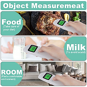 Forehead Thermometer Kids and Adults Thermometer with Fever Alarm Bluetooth Thermometer Application Smartphone for iOS and Android for Kids and Adults Touchless Quick and Accurate Temperature Reader