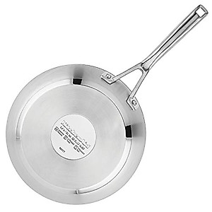 KitchenAid 3-Ply Base Brushed Stainless Steel Nonstick Fry Pan/Skillet, 9.5 Inch
