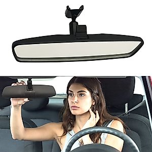 JINGEA 10.6'' Rear View Mirror, Interior Rearview Mirror Kit Compatible With Toyota Camry Yaris 4Runner Celica MR2 Spyder Prius Tundra Sienna Solara Matrix Ford Focus fiesta Fusion F150 Dodge Ram Car