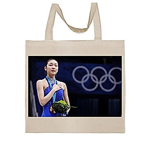 FC Carino Yuna Kim - A Nice Graphic Cotton Canvas Tote Bag FCA #FCAG689711