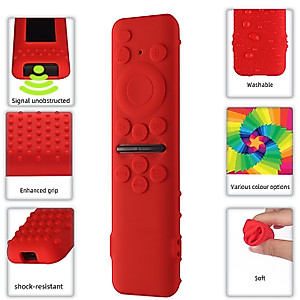 Silicone Cover for Samsung BN59-01432A BN59-01432J Solar Remote 2023 Samsung Solar Cell Remote TM2360E Silicone Remote Case Cover（Mint Green