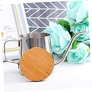 COLLBATH Stainless Steel Kettle Stovetop Tea Kettle Espresso Coffee Maker Machine Coffee Can Tea Kettle Coffee Espresso Maker Vintage Coffee Maker Coffee Pot Coffee Kettle