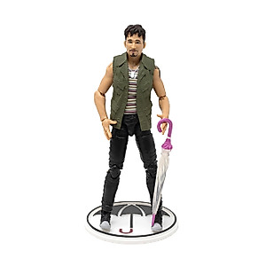 Boss Fight Studio Umbrella Academy Klaus Hargreeves, Number Four Action Figure – H.A.C.K.S., Highly Articulated Collectible & Customizable Figurine with Interchangeable Parts & Accessories – 1:18